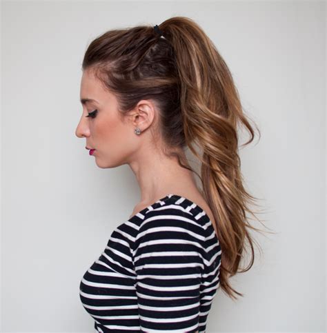 2 Minute Tutorial How To Do A Double Ponytail Stylecaster