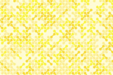 Pattern With Geometric Elements In Yellow Tones Abstract Background Vector Pattern For Design