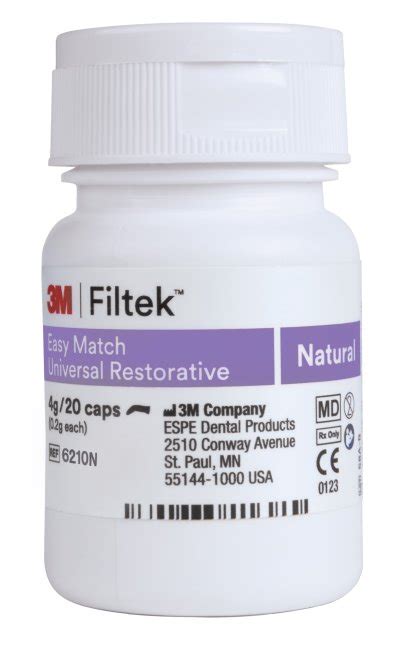Filtek Easy Match Universal Restorative Refill Capsules Natural Dental Medical Ireland