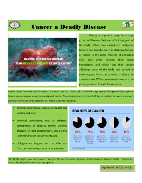 Cancer A Deadly Disease