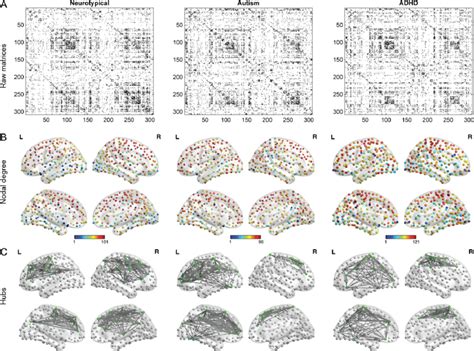 overview of procedure and metrics a the binary adjacency matrices