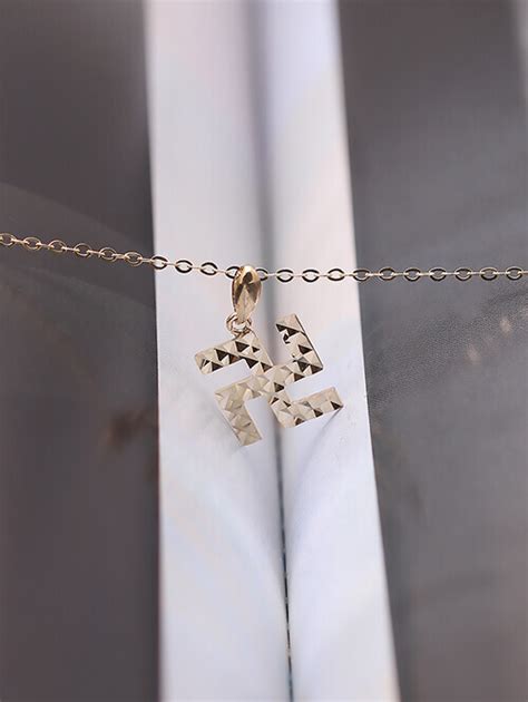 14k 18k 불교 만자 양면 컷팅 펜던트 소 중 대 체인별도상품