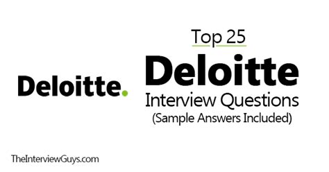 Top 25 Deloitte Interview Questions With Sample Answers