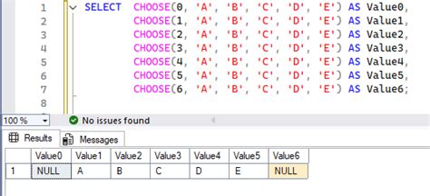T Sql Choose 関数の使い方:インデックスで値を取得する方法 よく使われる Sql Server のビルトインのファンクション Sql Server 入門 T Sql Choose 関数の使い方:インデックスで値を取得する方法 よく使われる Sql Server のビルトインのファンクション Sql Server 入門