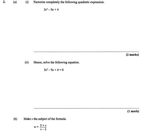 2 A I Factorize Completely The Following Studyx