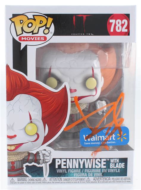 Bill Skarsgard Signed It Pennywise With Blade 782 Funko Pop Vinyl