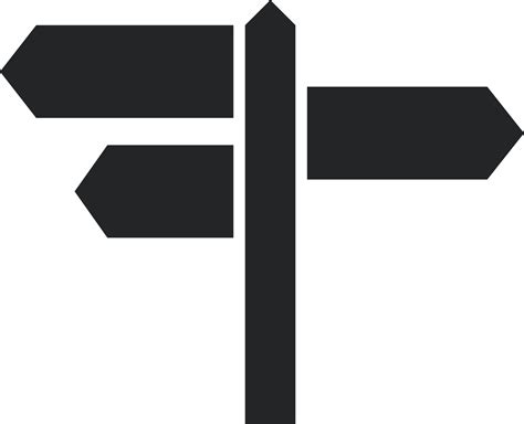 Direction Sign Icon 12377855 Png