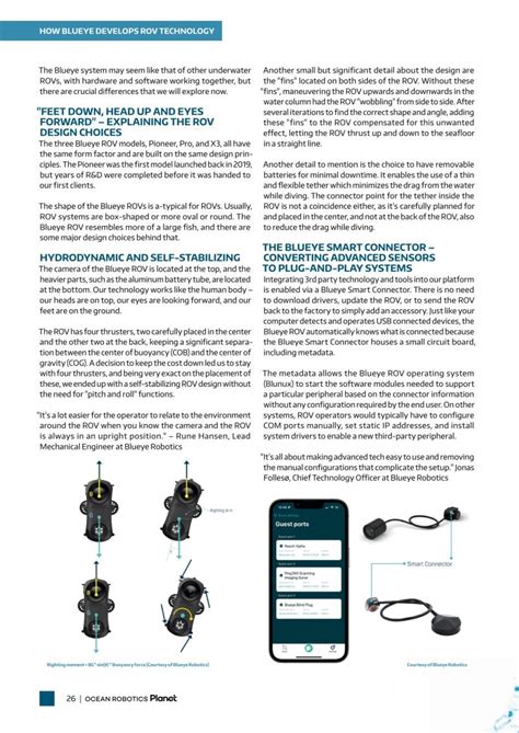 Blueye Robotics On Linkedin Ocean Robotics Planet Magazine Issue 36