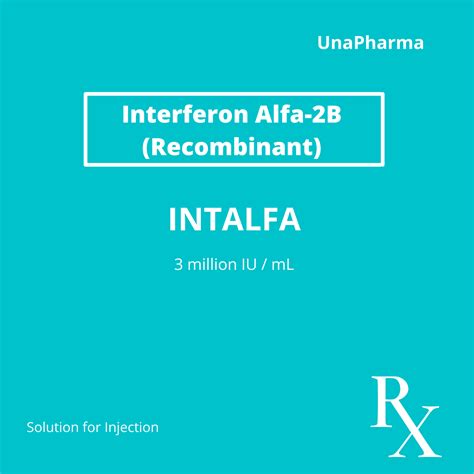 Intalfa Interferon Alfa 2b Recombinant 3 Million Iu Ml Solution For Sc Injection 1ml 1s