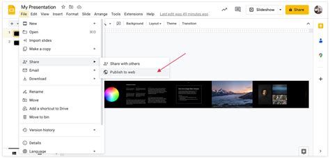 Publish And View In The DA Google Slides UTS Data Arena