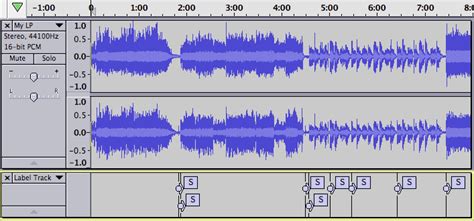 Silence Finder Setting Parameters Audacity Manual