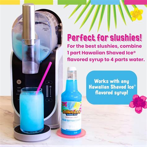 Hawaiian Shaved Ice Syrup Assortment With 3 16oz Bottles