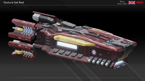 Spaceship Rsf Somerset Class Destroyer