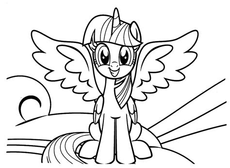 54 Twilight Sparkle Coloring Pages