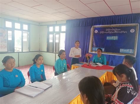 မိုင်းခတ်မြို့ လူထုအခြေပြုဗဟိုဌာန Community Centre ခန်းမ၌ စာဖတ်ဝိုင်းကျင်းပ Information And