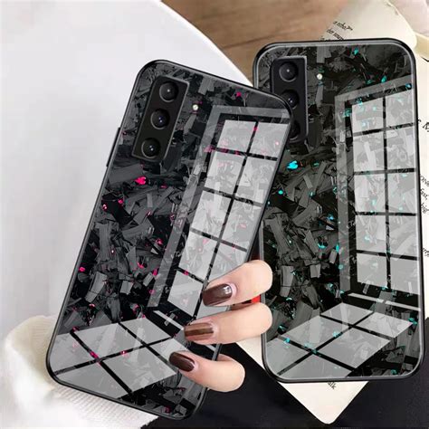 Чехол для телефона из кованого углеродного волокна для Samsung Galaxy ...