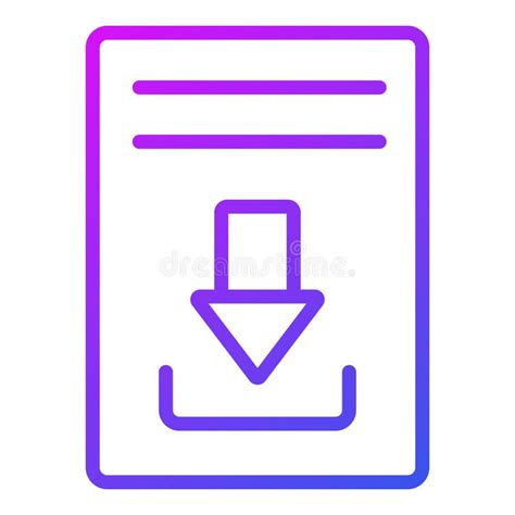 Downloads Icon User Interface Vector Illustration As A Simple Vector Sign And Trendy Symbol In