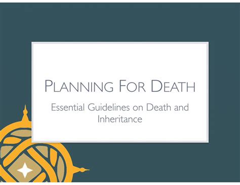 Pdf Essential Guidelines On Death And Inheritance · ๏ One Should