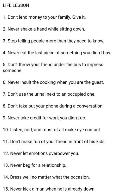 Life Lessons Funny Life Lessons Lessons Taught By Life Inspirational Life Lessons