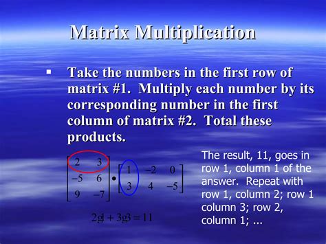 Matrix Basic Operations Ppt