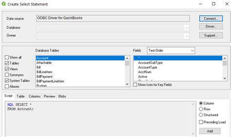 Connecting Qlikview To Quickbooks Online With Odbc Driver