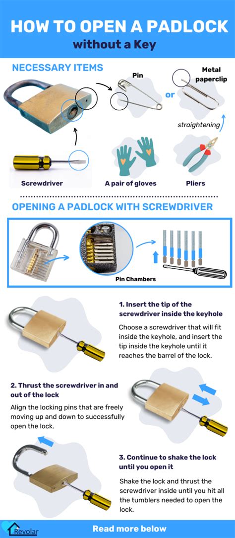 How To Open A Padlock Without A Key In Just Three Steps