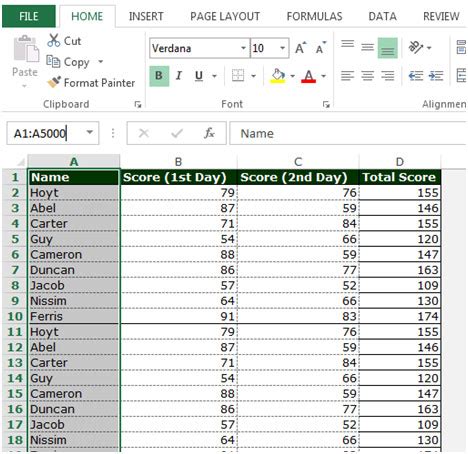 Copying Pasting Cell Content To Thousands Of Cells In Microsoft Excel