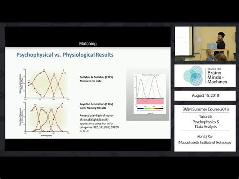 Free Video Psychophysics And Data Analysis From Mitcbmm Class Central