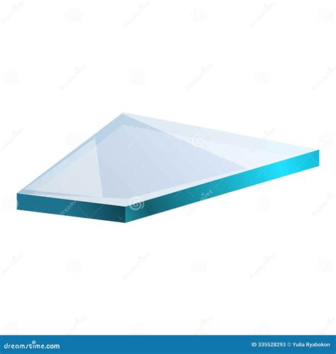 Triangular Prism Vector Clip Art Illustration Blue Triangle Prism Basic 3d Geometric Shape