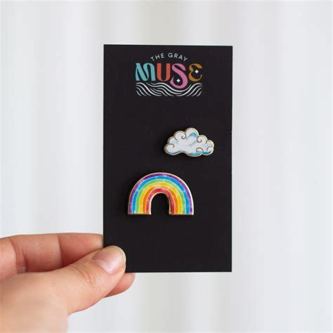 Mini Enamel Pin Collection The Gray Muse