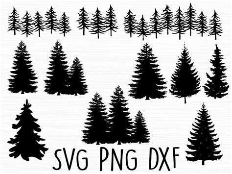 Tree Svg Bundle Tree Svg Trees Svg Tree Cut File Svg Tree Etsy