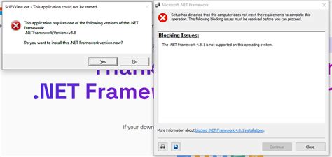 Net Framework Is Not Supported On This Operating System Microsoft Qanda