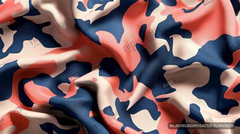 Ai创作图衣服面料迷彩花纹 服装面料迷彩图案 迷彩扭曲炫彩动感 蓝色迷彩衣迷彩花纹 迷彩布料设计 数码印花迷彩面料 液态流体花纹抽象图案 蓝色