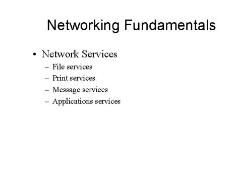 Computer Networking Appendix C Objectives Understand Networking