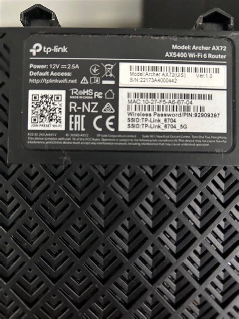 Tp Link Archer Ax 72 Ax 5400 Wi Fi 6 Router Computers And Tech Parts And Accessories Networking