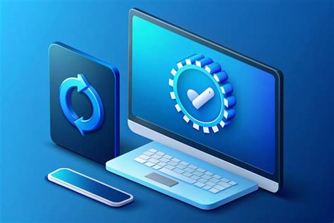 3d Loading Illustration System Software Update And Upgrade Concept