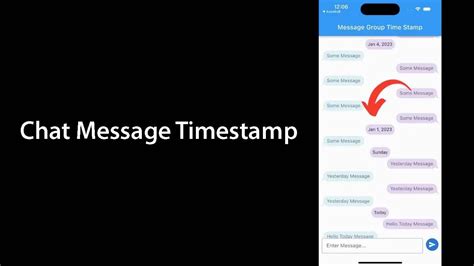 A Flutter Package For Displaying Chat Messages