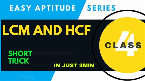 LCM AND HCF SHORT TRICK IN JUST 2 MIN In Hindi YouTube
