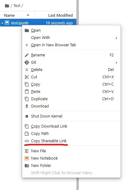 Is There A Way To Remove The ‘copy Shareable Link Button Jupyterhub