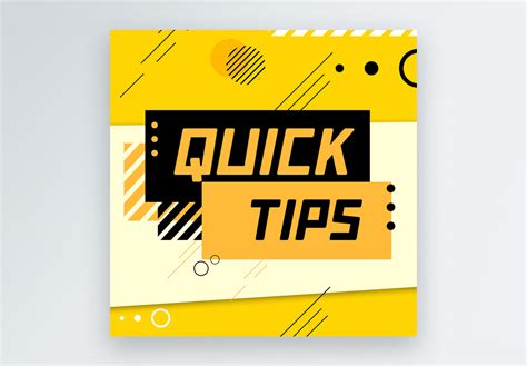 Quick Tip Images Hd Pictures And Stock Photos For Free Download Lovepik Com