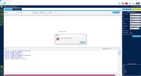 Solved Error No Stm32 Target Found When Trying To Con Stmicroelectronics Community