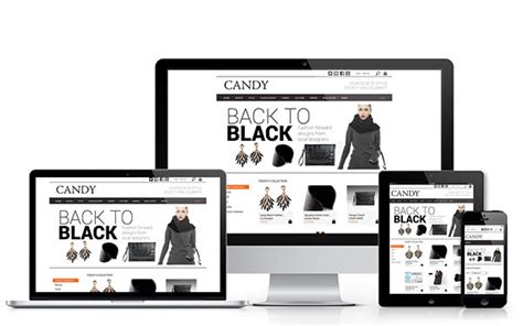 Responsive ECommerce Template On Behance