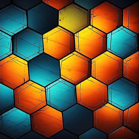 Hexagonal Grid Prints Images Free Download On Freepik