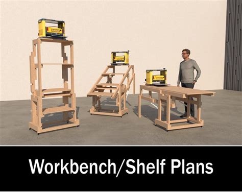 Transforming Shelf Workbench Plans Convertible Tableshelf Build