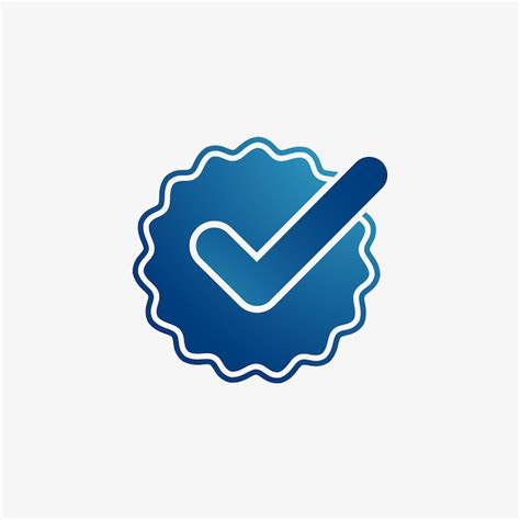 Premium Vector Approval Check Icon Buttons Of Validation Icons Blue