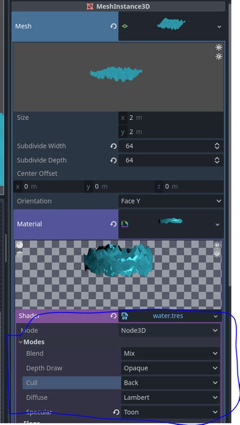 This Is How You Configure The Render Modes In A Visual Shader Rgodot