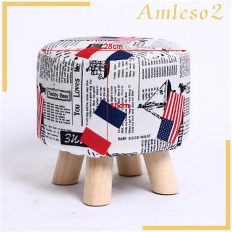 Amleso2 ผ้าคลุมเก้าอี้ผ้าฝ้ายผ้าลินินทรงกลม 3 ชิ้น Amleso2 Th