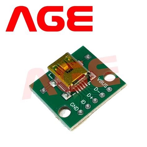 Mini Usb Type B Breakout Board 5 Pin Agebkk จำหน่ายและนำเข้า Arduino