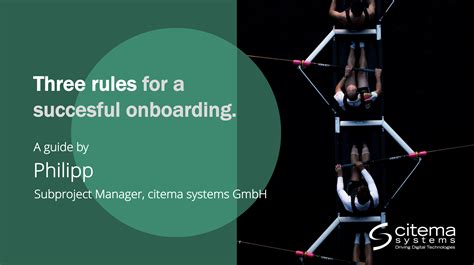 Three Rules For A Successful Onboarding Citema Group