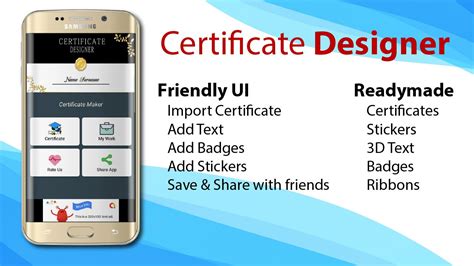 Certificate Designer Android Source Code By Ifocustech Codester